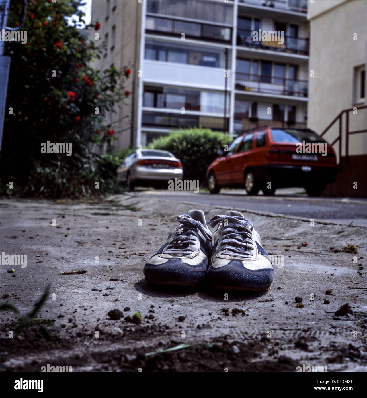 Used shoes hi-res stock photography and images - Alamy