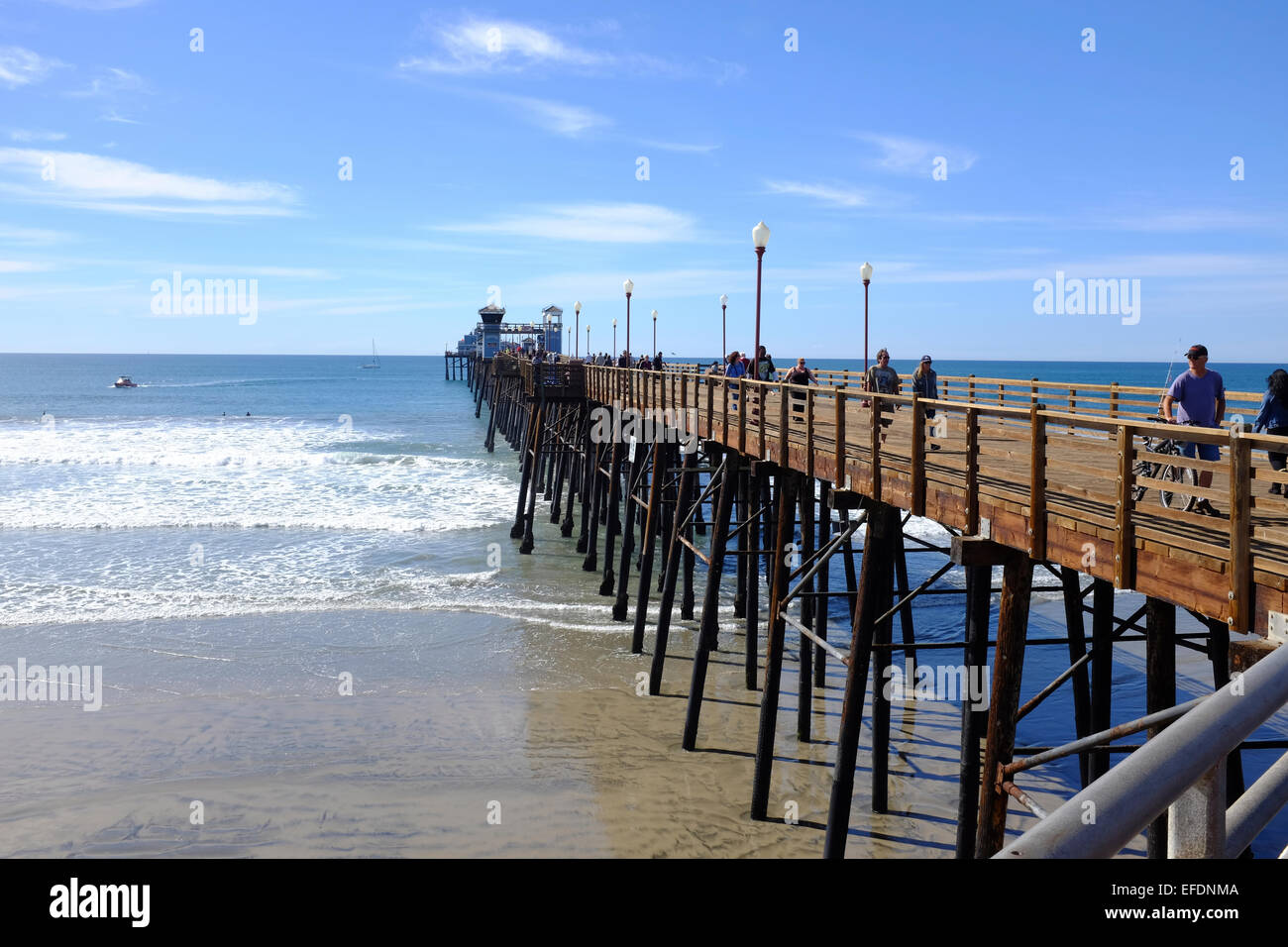 Oceanside Pier and surrounding area, Oceanside, CA Stock Photo - Alamy