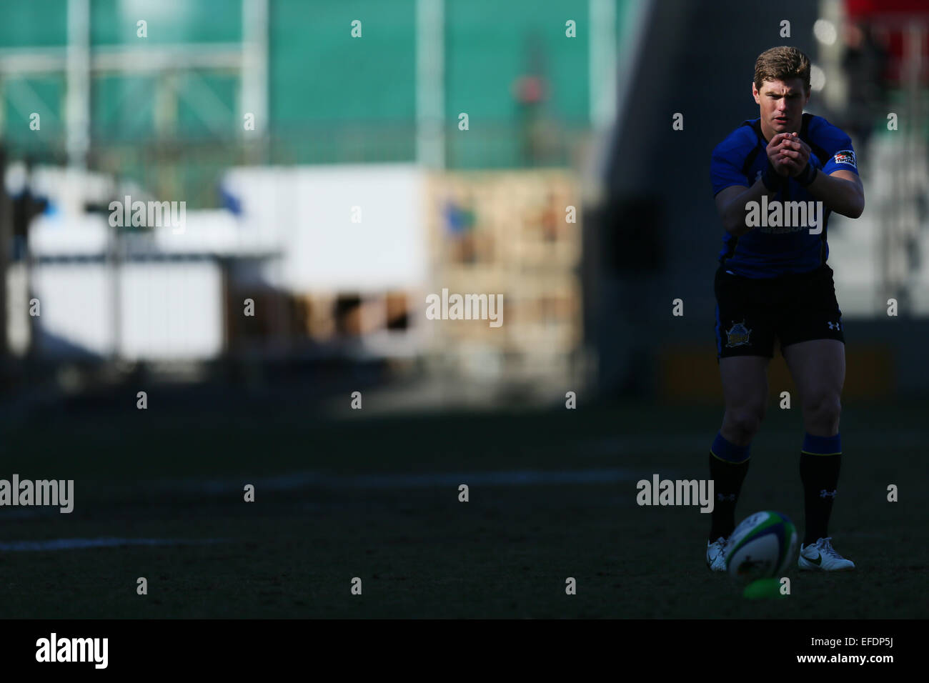 Prince Chichibu Memorial Stadium, Tokyo, Japan. 1st Feb, 2015. Berrick ...