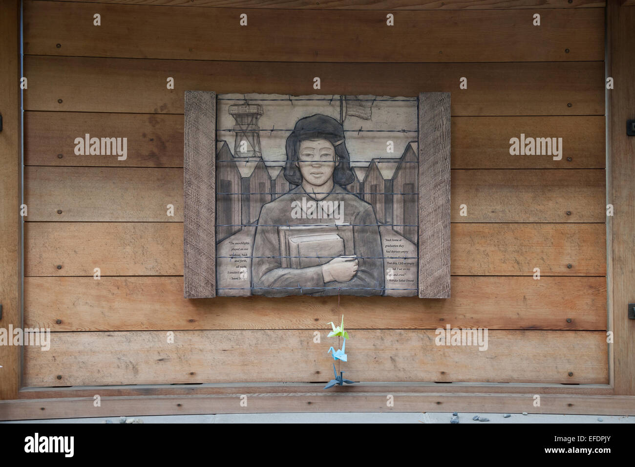 Terracotta frieze by artist Steven Gardner on the Story Wall Stock ...