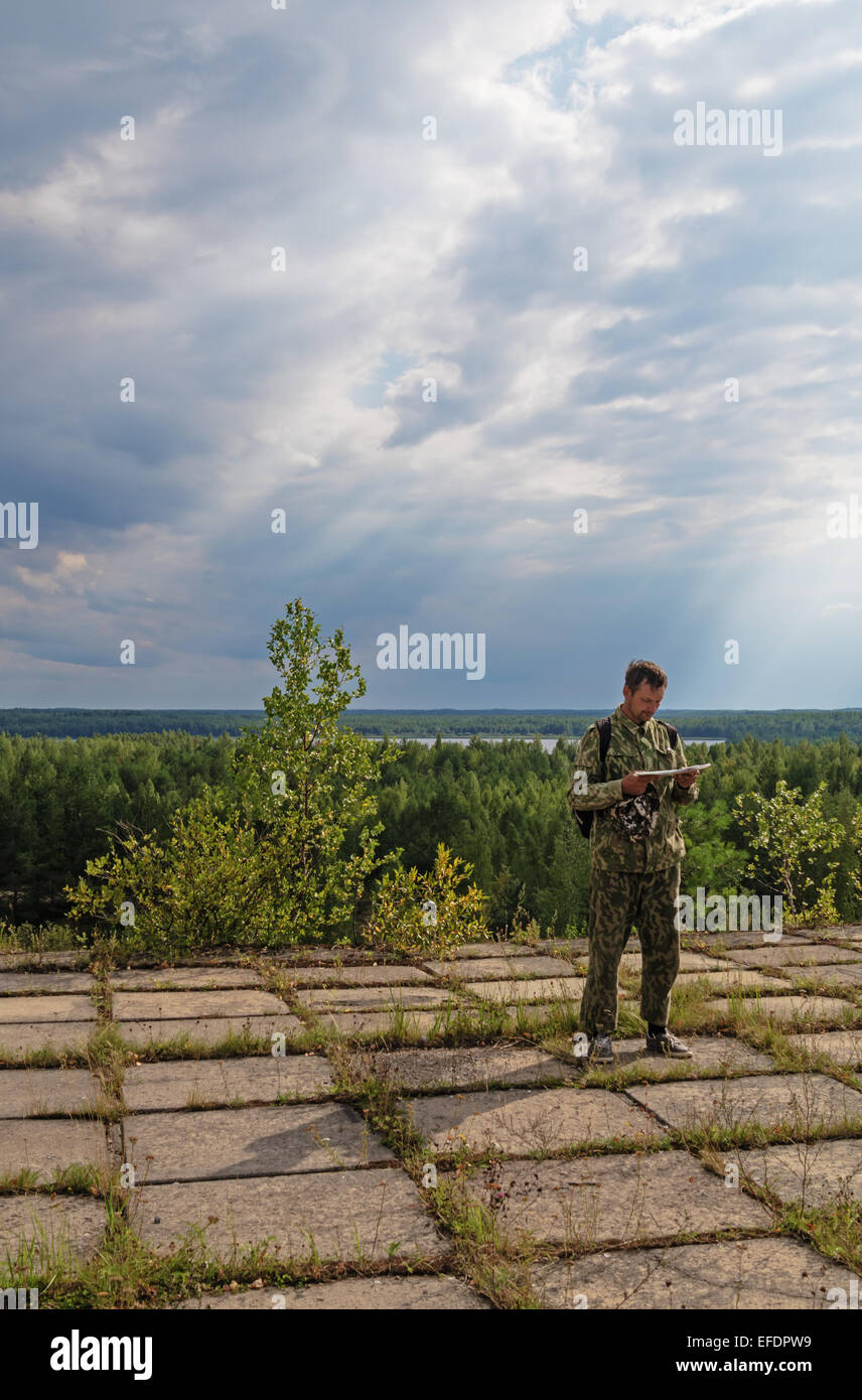 Command observation post on the former ground "Dretun"- "Abashin's ...