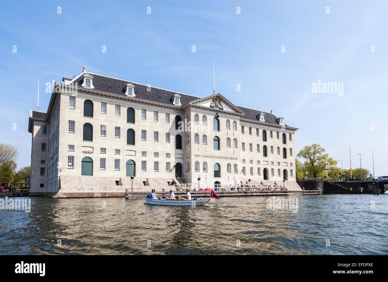 National Maritime Museum (Het Scheepvaartmuseum) in Amsterdam, Holland ...