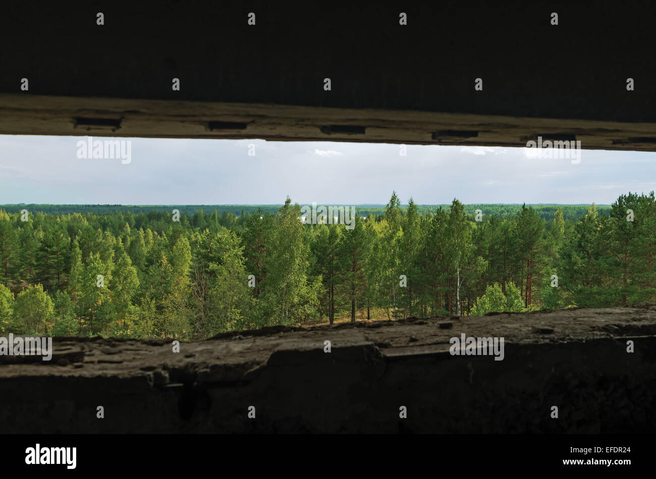 Command observation post on the former ground "Dretun"- "Abashin's ...