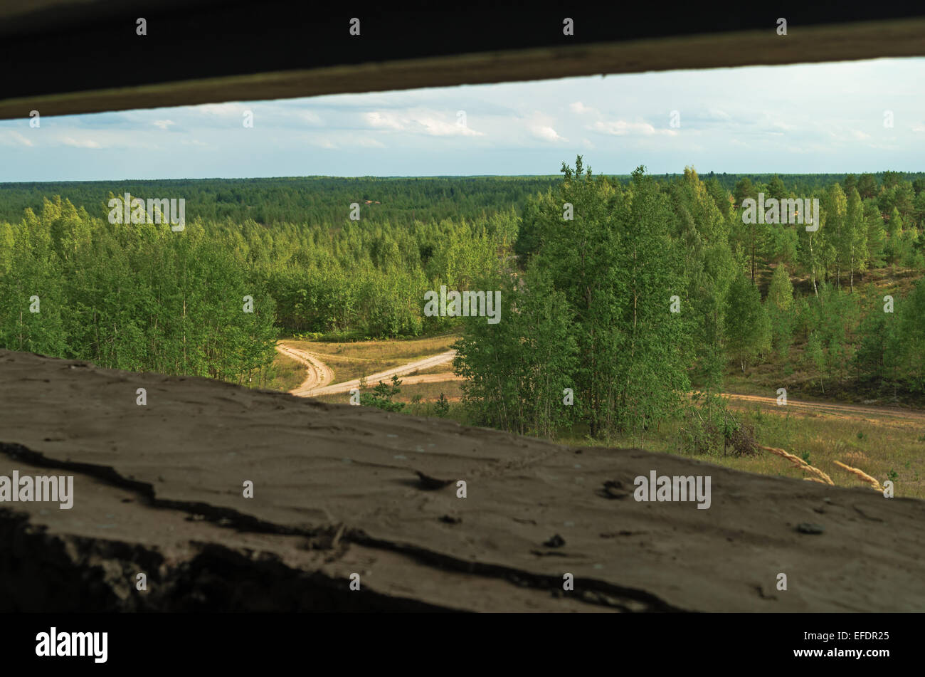 Command observation post on the former ground "Dretun"- "Abashin's ...