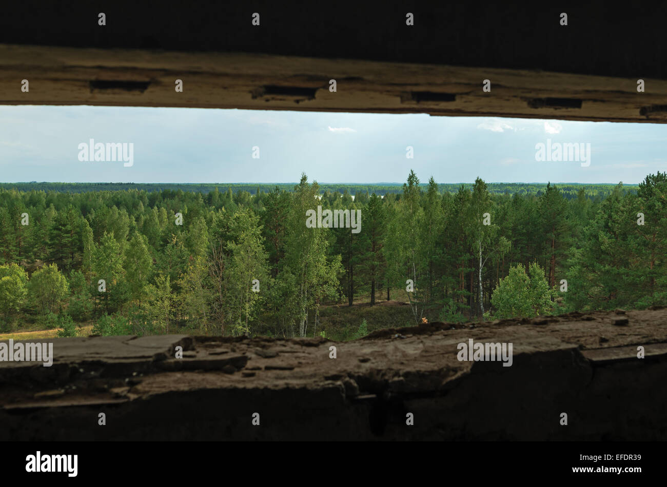 Command observation post on the former ground "Dretun"- "Abashin's ...