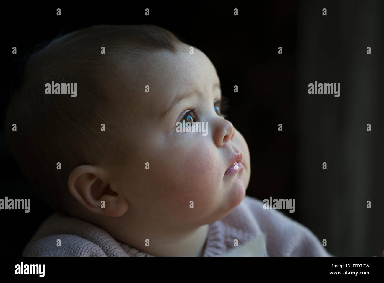 Human face peering out hi-res stock photography and images - Alamy