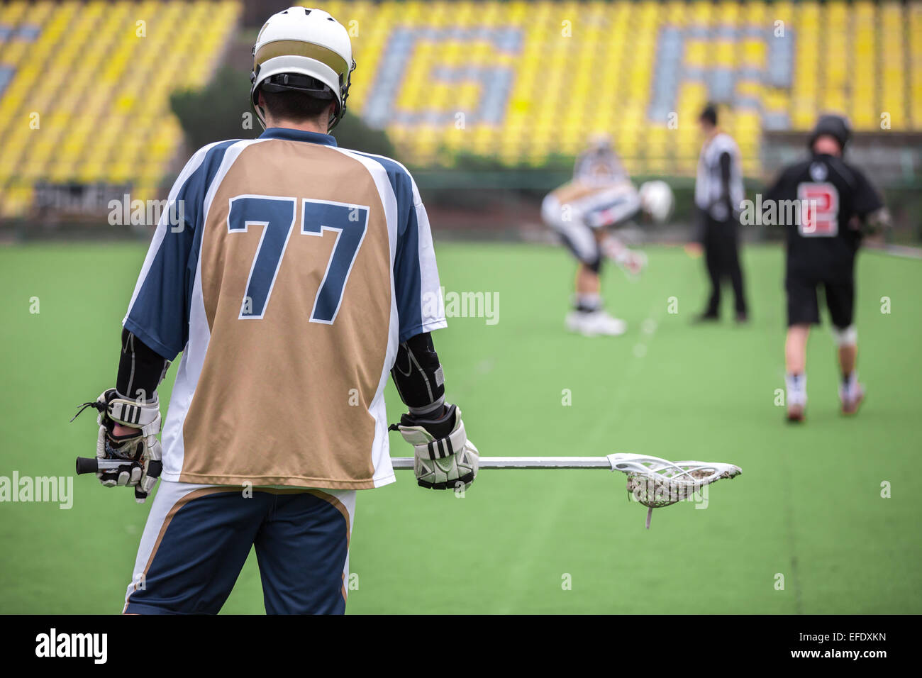 Lacrosse match photos Stock Photo - Alamy