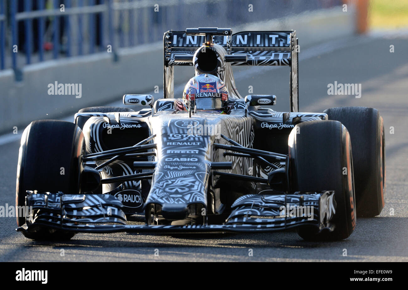 Australian Formula One driver Daniel Ricciardo of Red Bull Racing ...