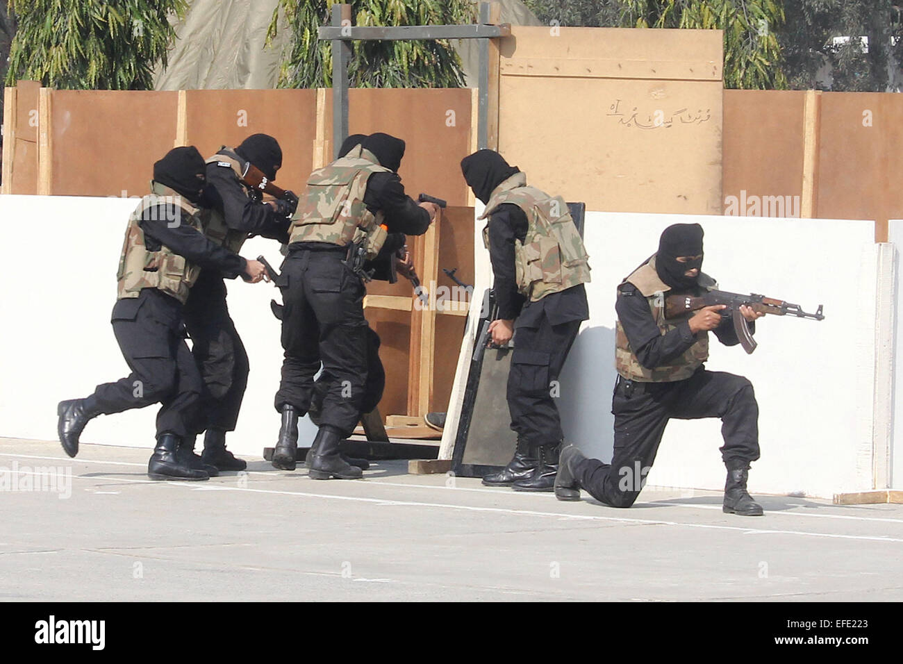 Exercise during graduation of First Batch of 421 Corporals Counter ...