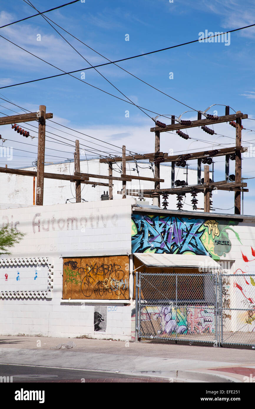 Downtown graffiti hi-res stock photography and images - Alamy