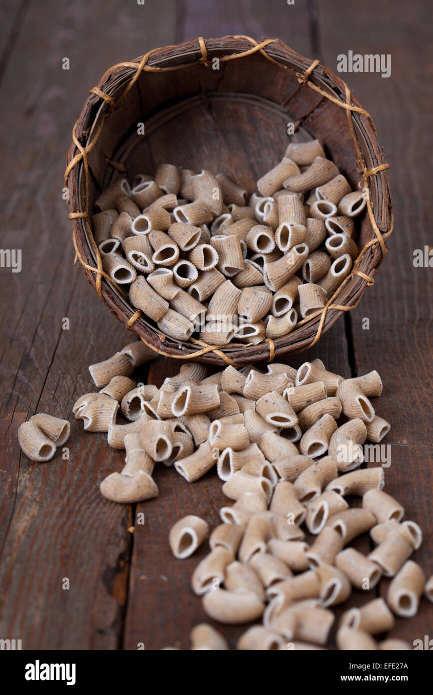 Italian brown pasta Stock Photo - Alamy