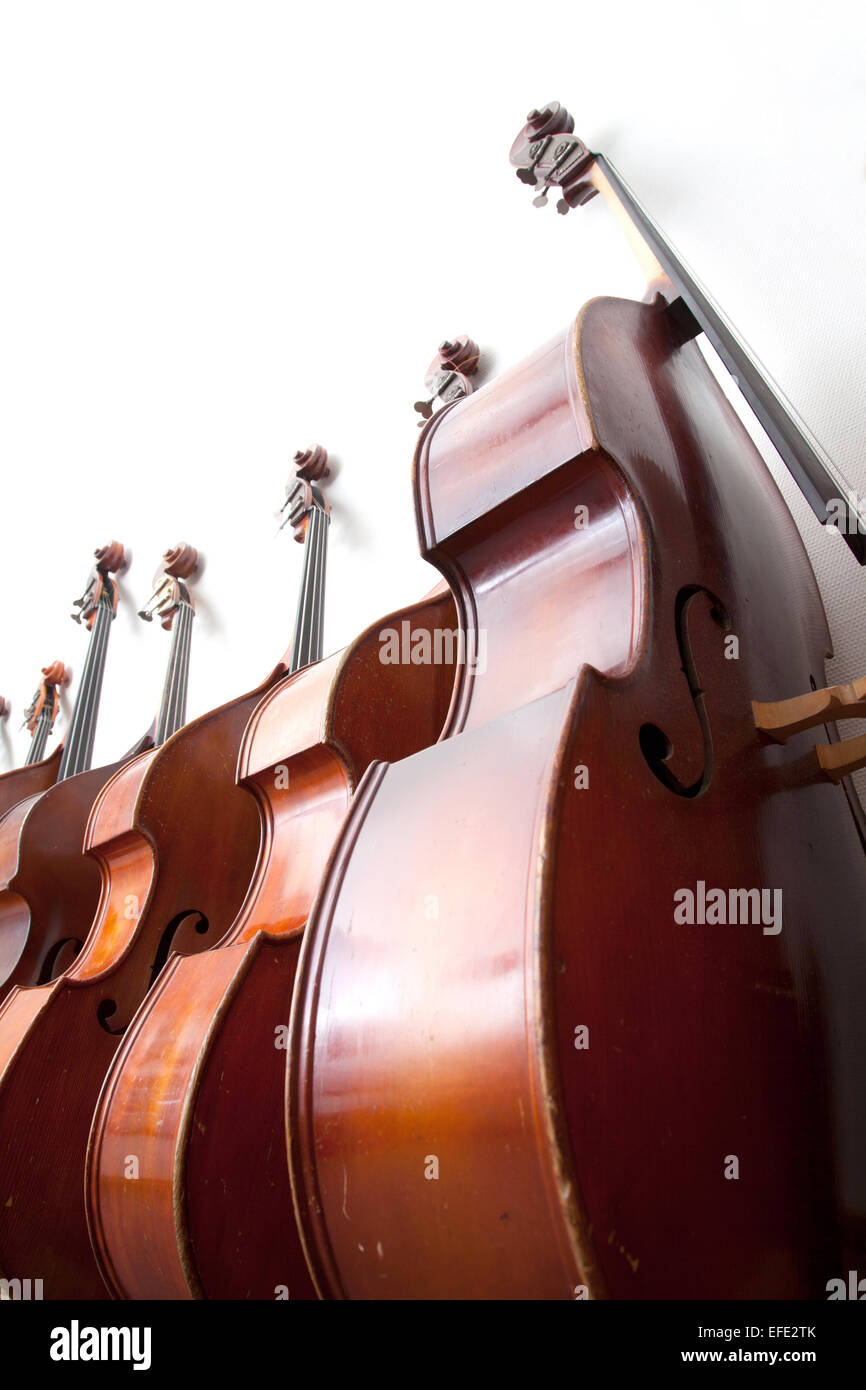 Double basses hi-res stock photography and images - Alamy