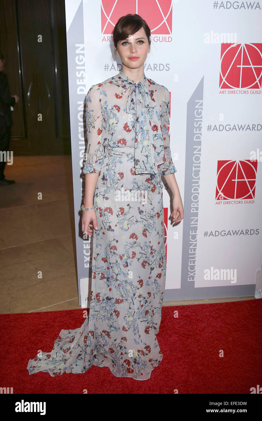 Beverly Hills, California. 31st Jan, 2015. Felicity Jones attends the ...