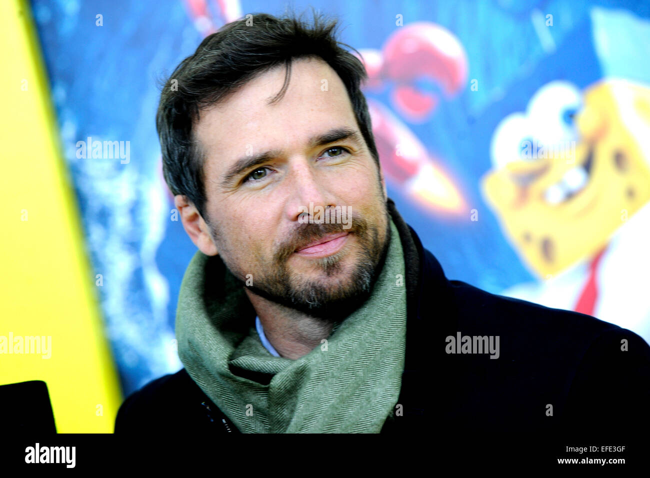 Matthew Settle attends the World Premiere of 'The SpongeBob Movie ...