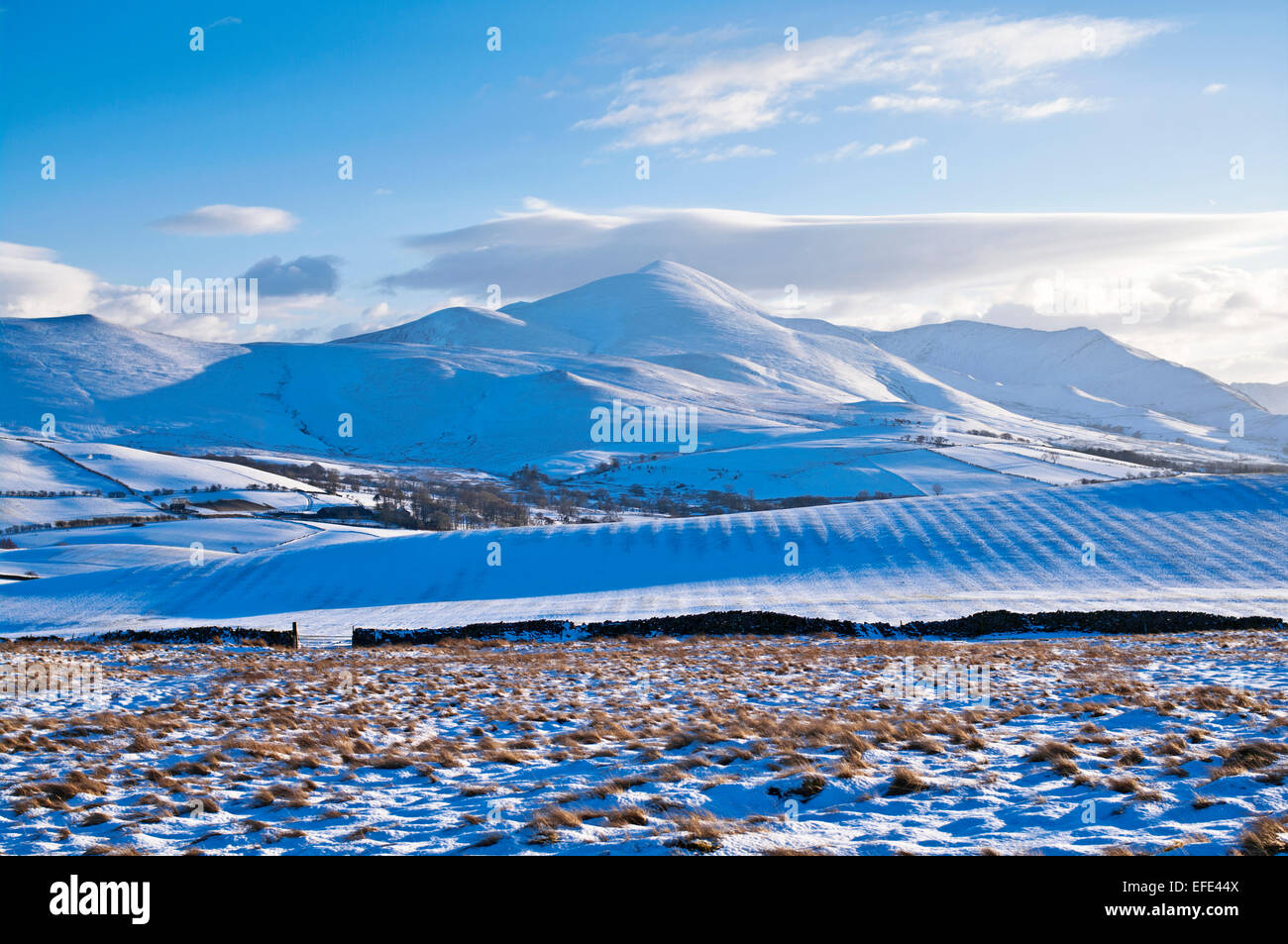 Lake District, Cumbria, UK. 1st February, 2015. UK Weather: After the ...