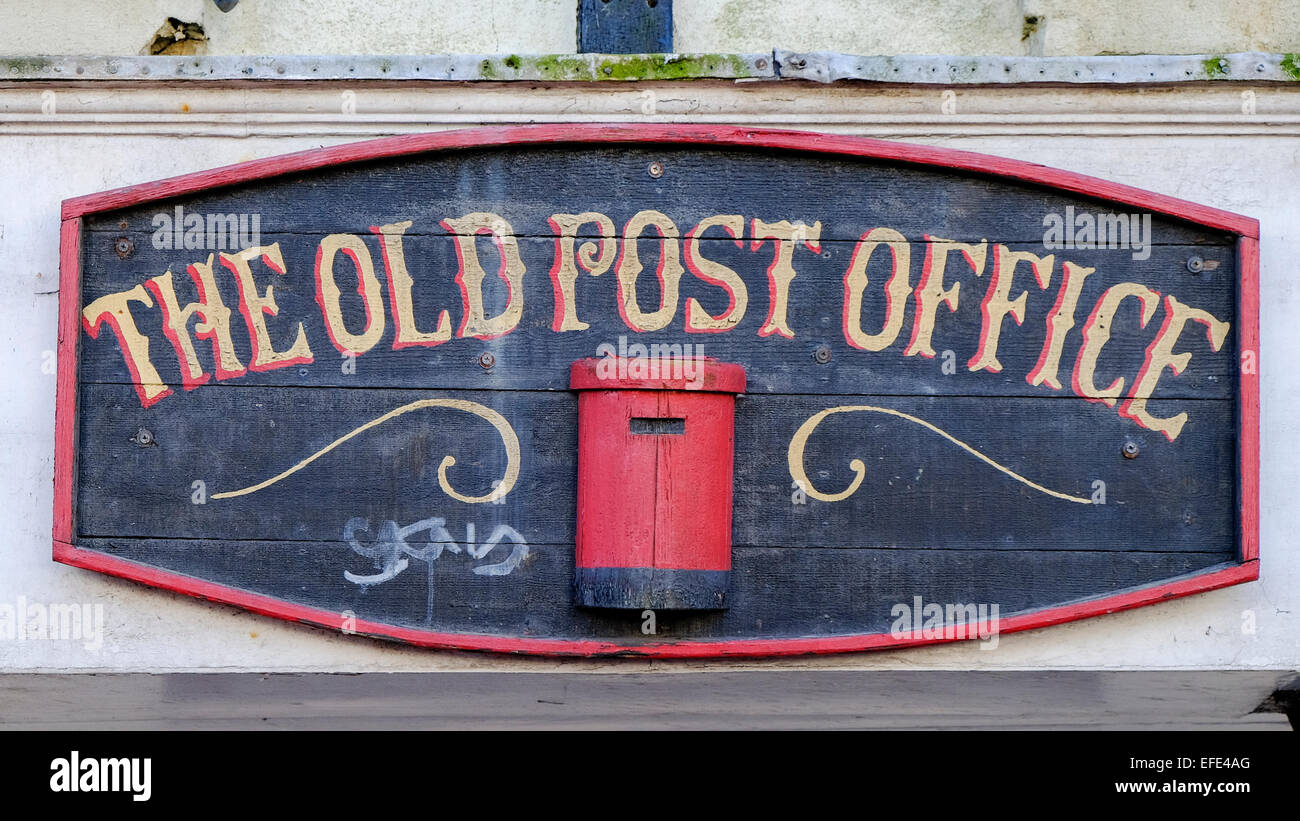 The old post office sign hi-res stock photography and images - Alamy
