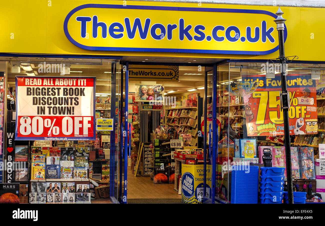 The works book shop Stock Photo - Alamy