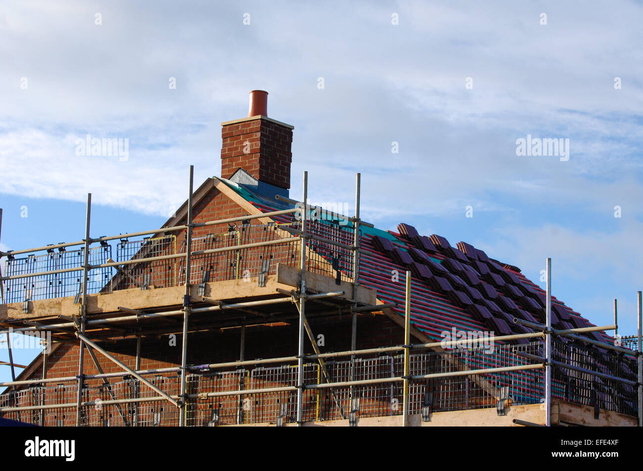House being built Stock Photo - Alamy
