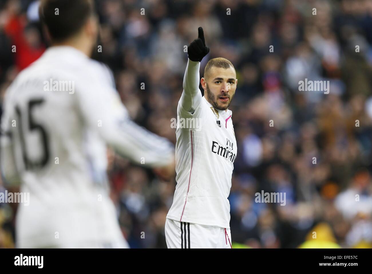 Karim Benzema (Real), JANUARY 31, 2015 - Football / Soccer : Benzema ...