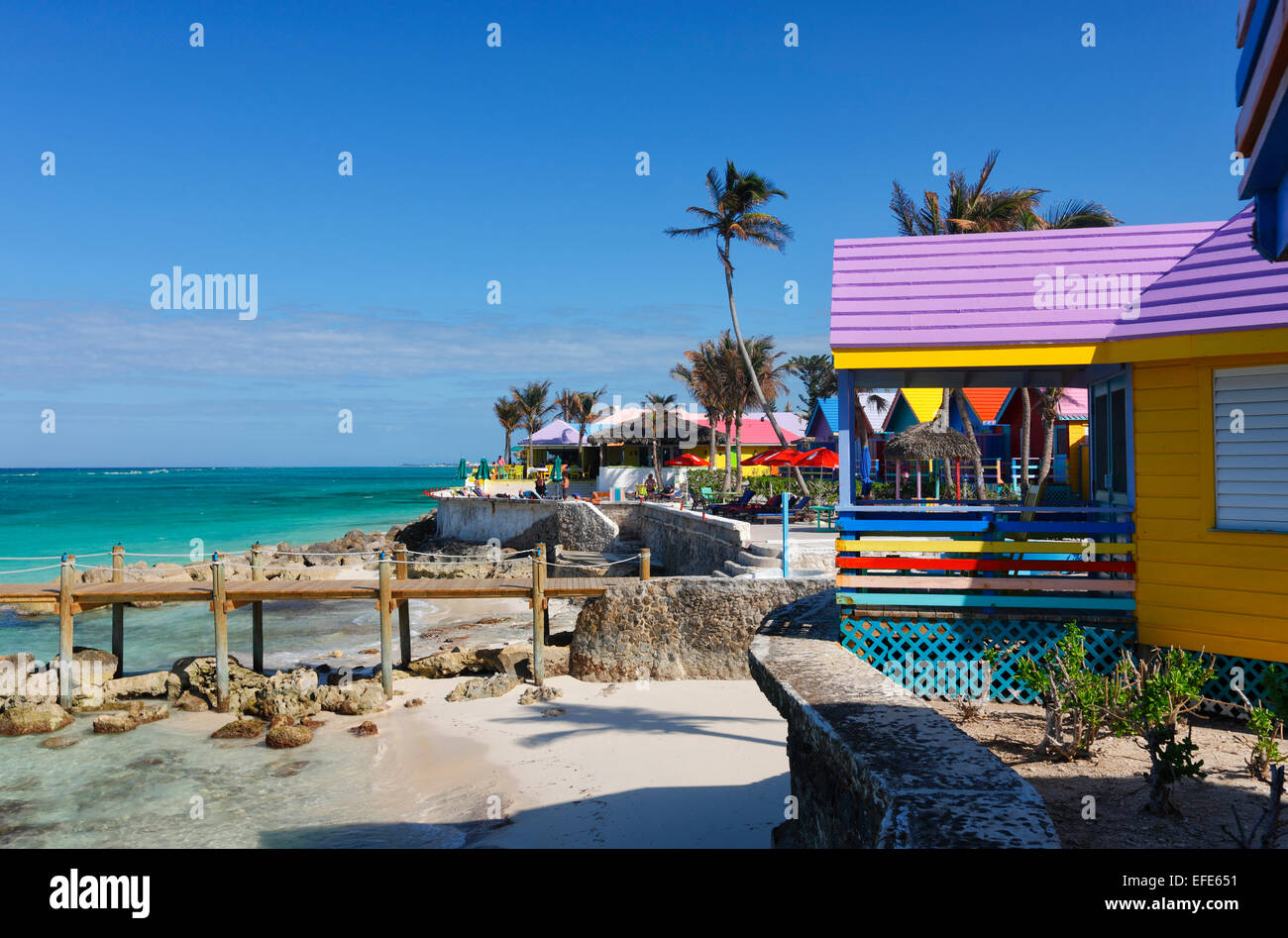 Bahamas, Nassau - Compass point tourist resort Stock Photo - Alamy