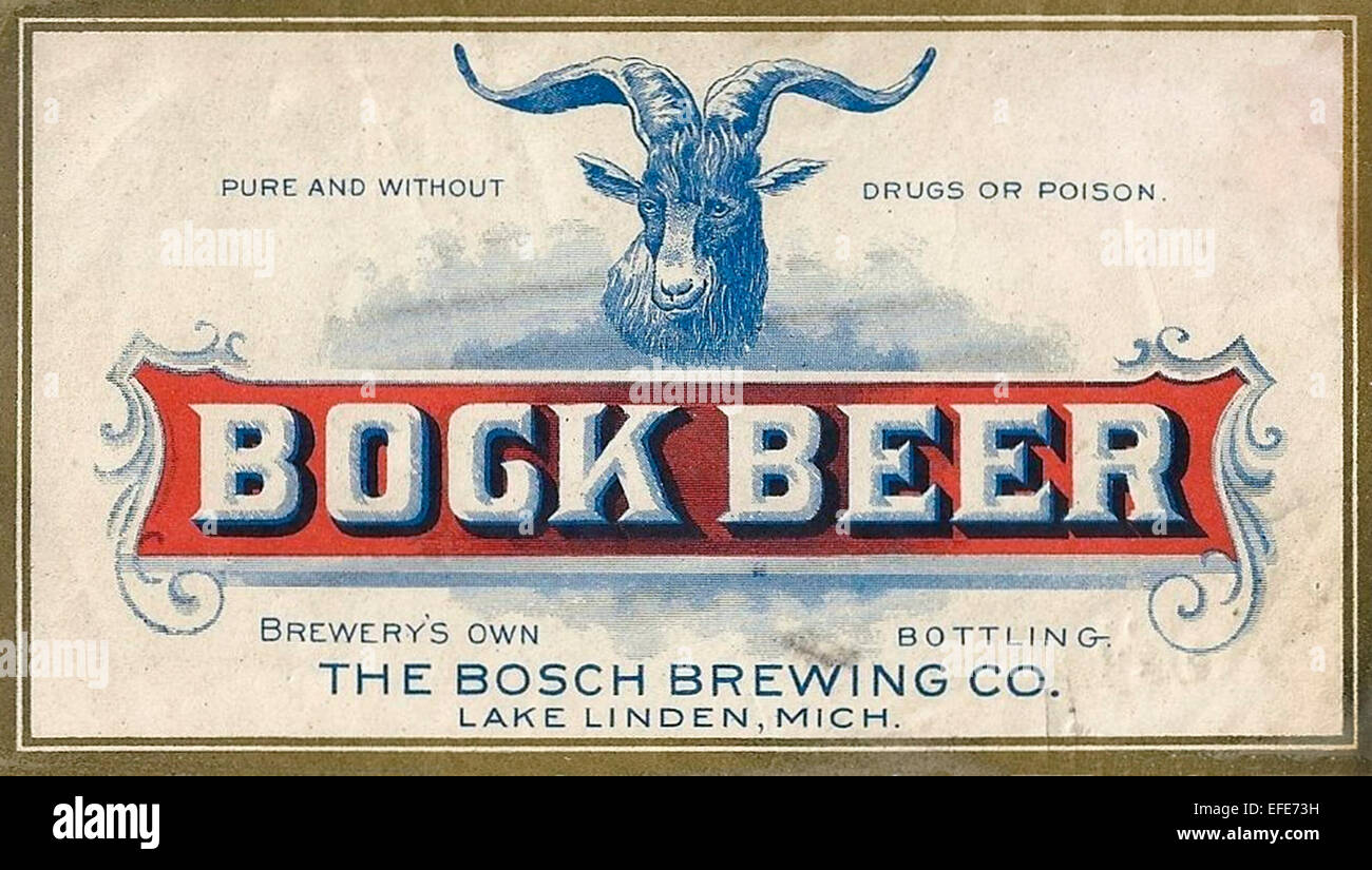 Beer label 1890s hi-res stock photography and images - Alamy