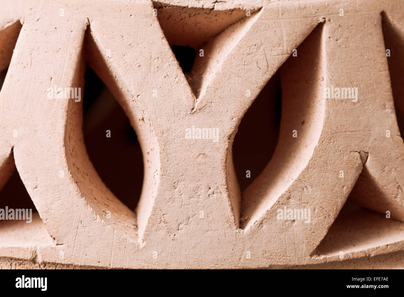 Close up of an arabian clay lantern Stock Photo - Alamy