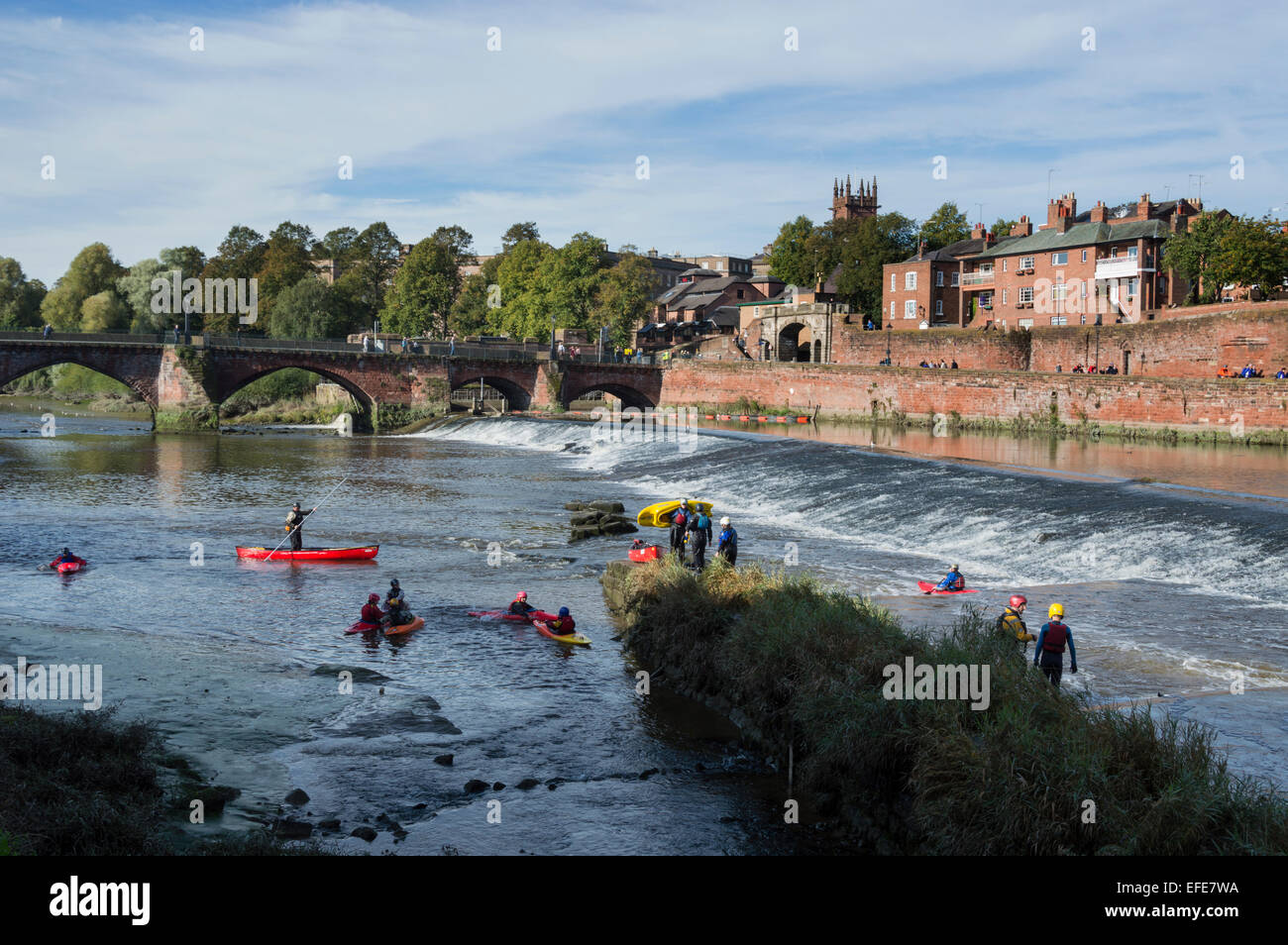 Cheshire river dee bridge hi-res stock photography and images - Alamy