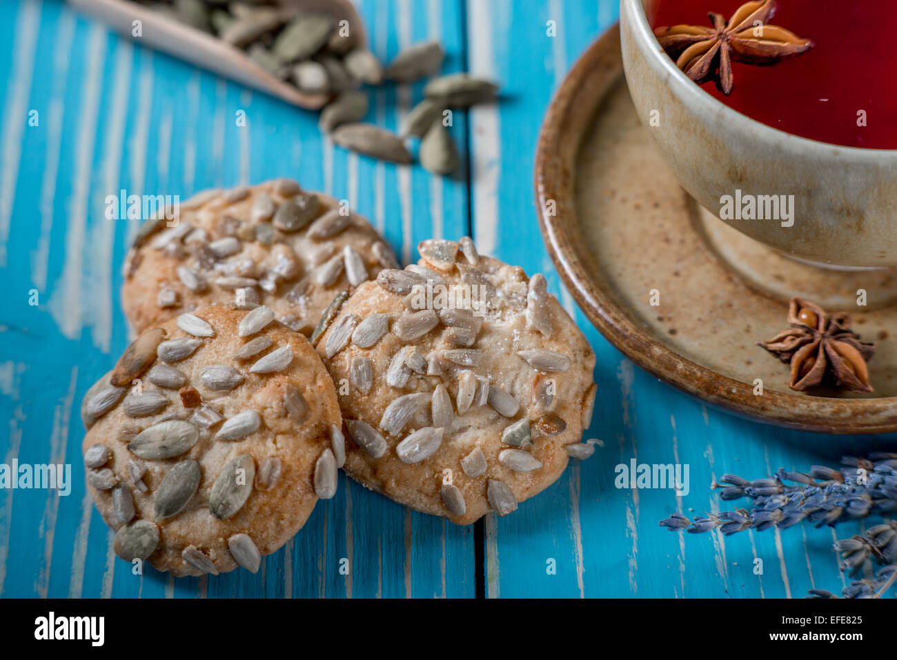 Sweets and tea Stock Photo - Alamy