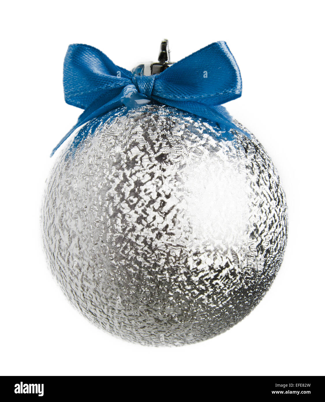 Blue christmas toy ball Cut Out Stock Images & Pictures - Alamy