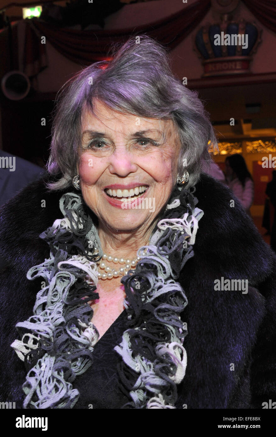 Munich, Germany. 01st Feb, 2015. Actress and singer Ruth Megary arrives ...