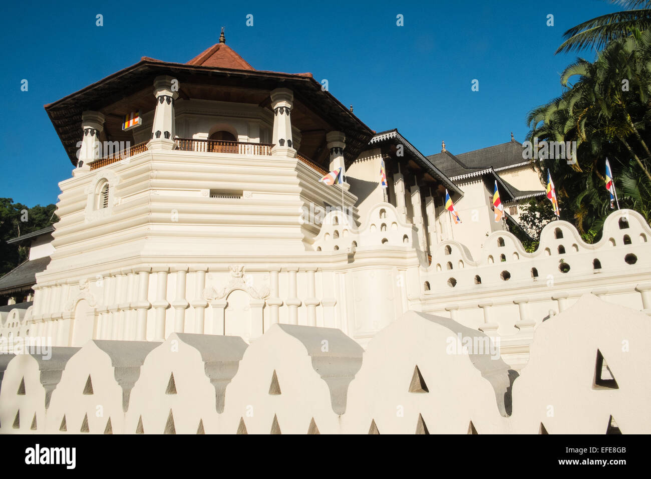 At Temple of the Sacred Tooth Relic (Temple of the Tooth), Kandy, Sri ...