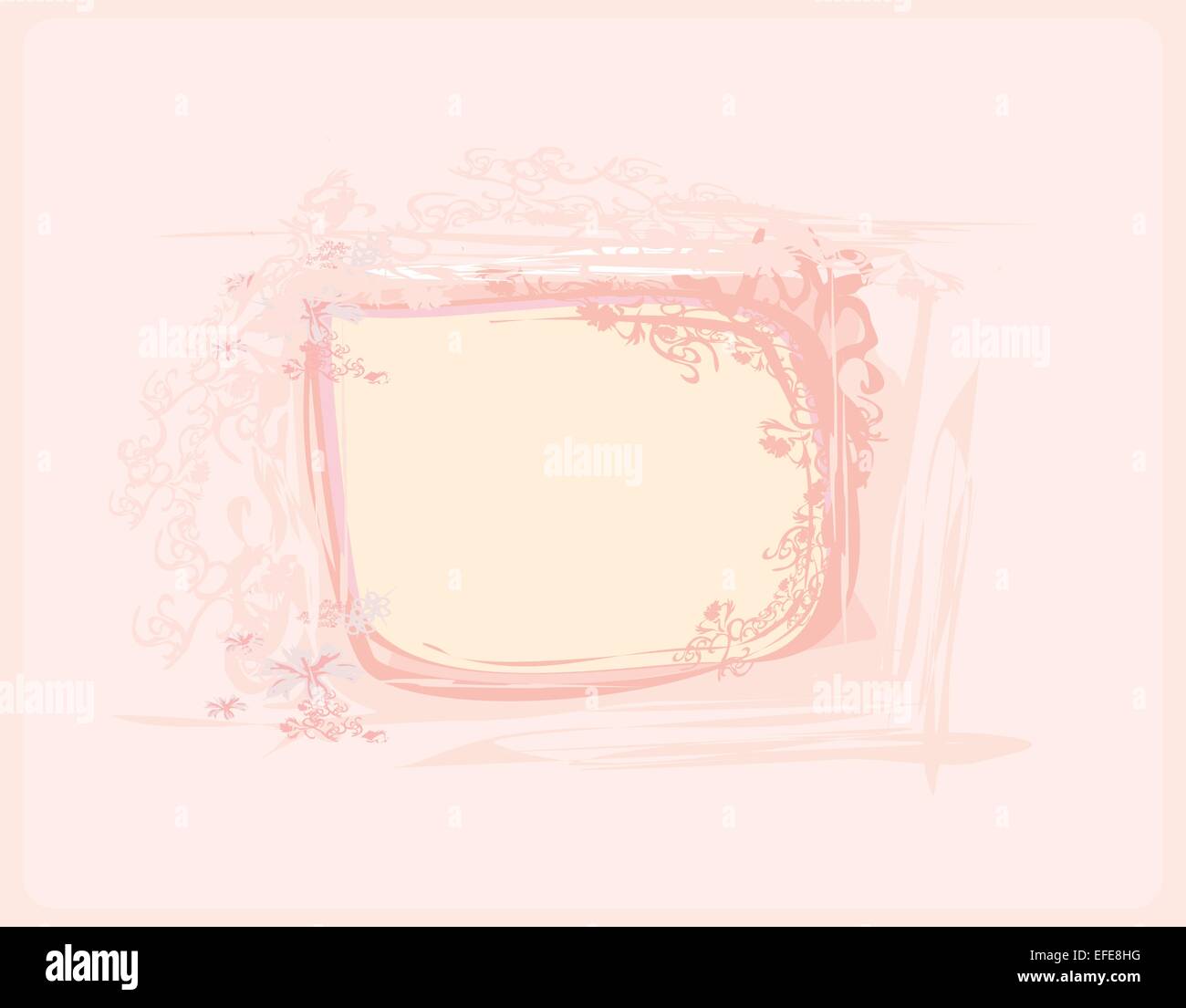 abstract frame with space for your text Stock Vector Image & Art - Alamy