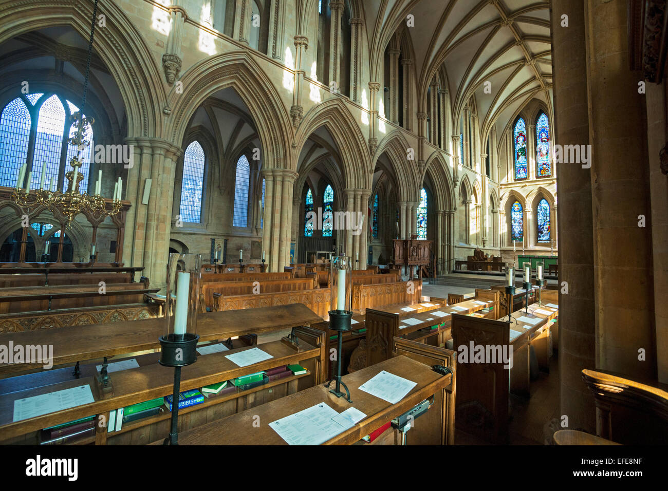 Southwell; Minster; church; Nottinghamshire; England, UK Stock Photo ...