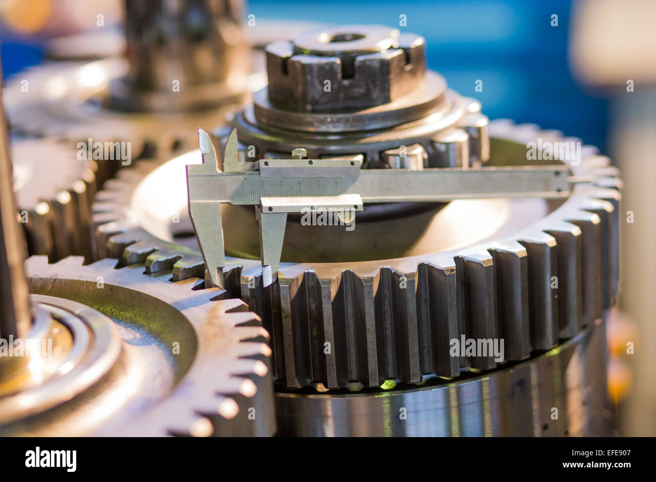 metal gears close up Stock Photo - Alamy