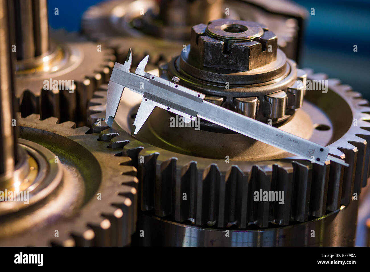 metal gears close up Stock Photo - Alamy