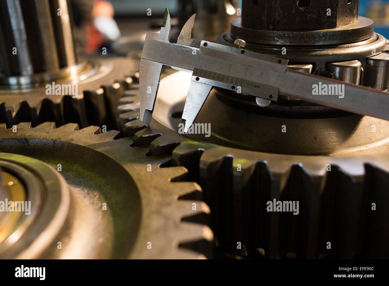 metal gears close up Stock Photo - Alamy