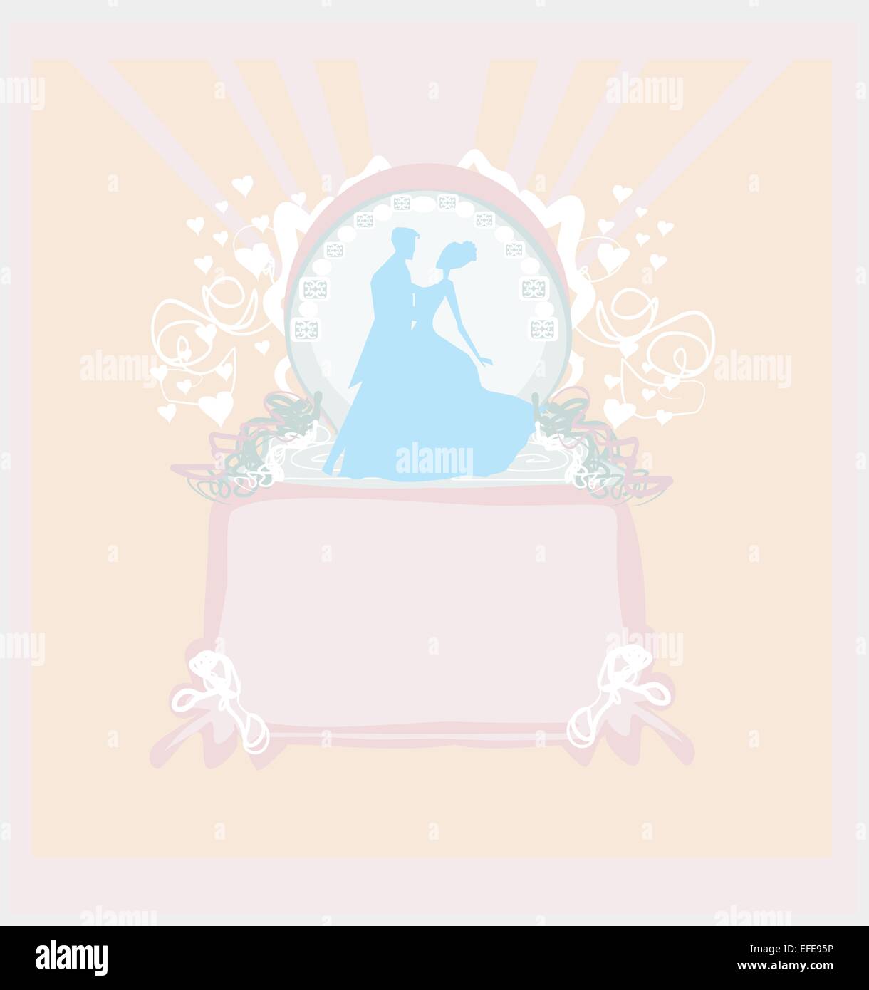 Ballroom wedding dancers - invitation Stock Vector Image & Art - Alamy