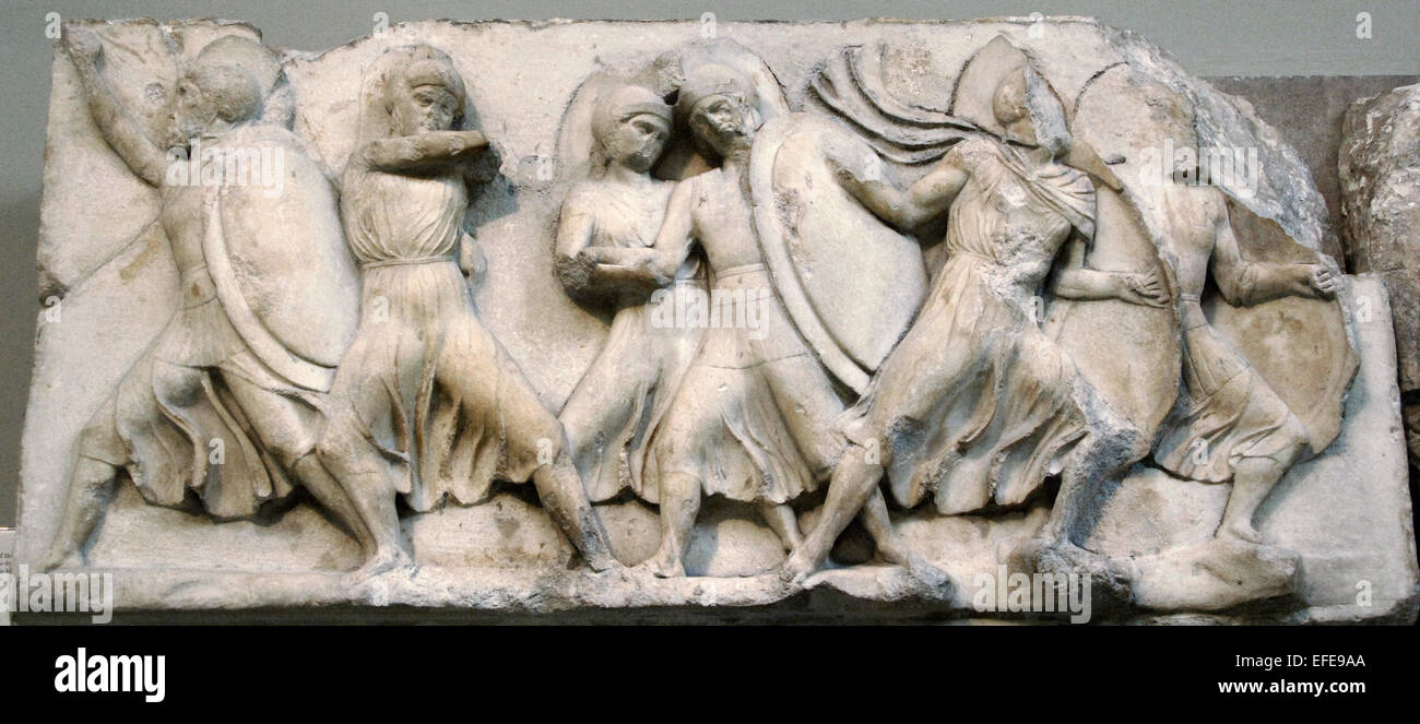 Nereid Monument. Sculptured tomb from Xanthos. Classical period Lycia ...