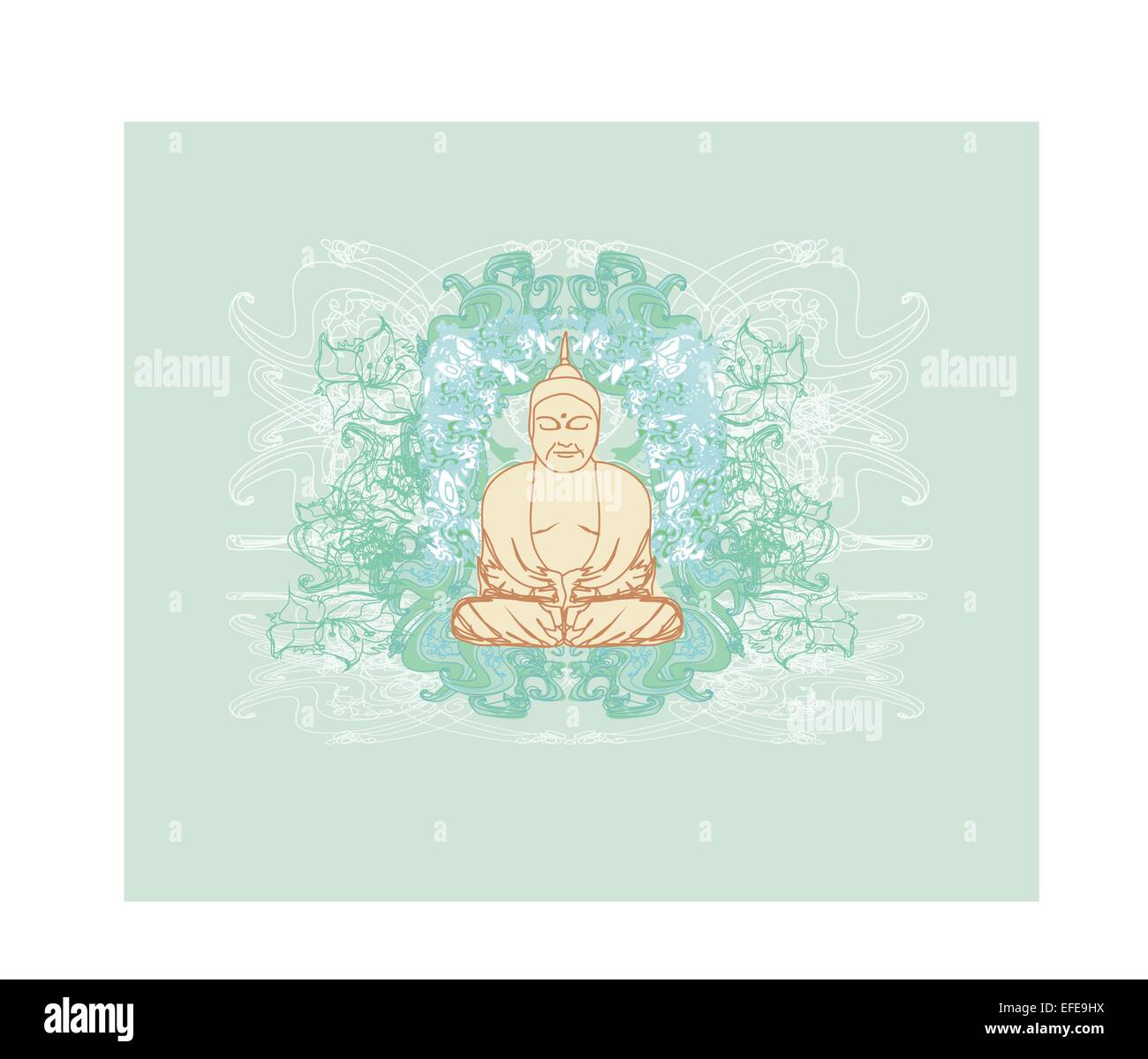Vector of Chinese Traditional Artistic Buddhism Pattern Stock Vector ...