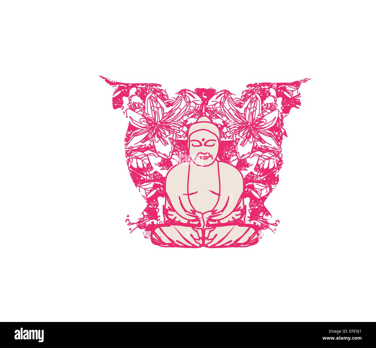 Vector of Chinese Traditional Artistic Buddhism Pattern Stock Vector ...