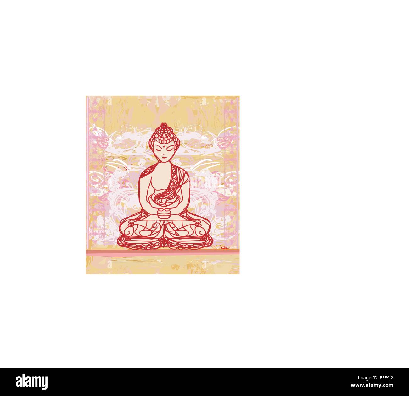 Vector of Chinese Traditional Artistic Buddhism Pattern Stock Vector ...
