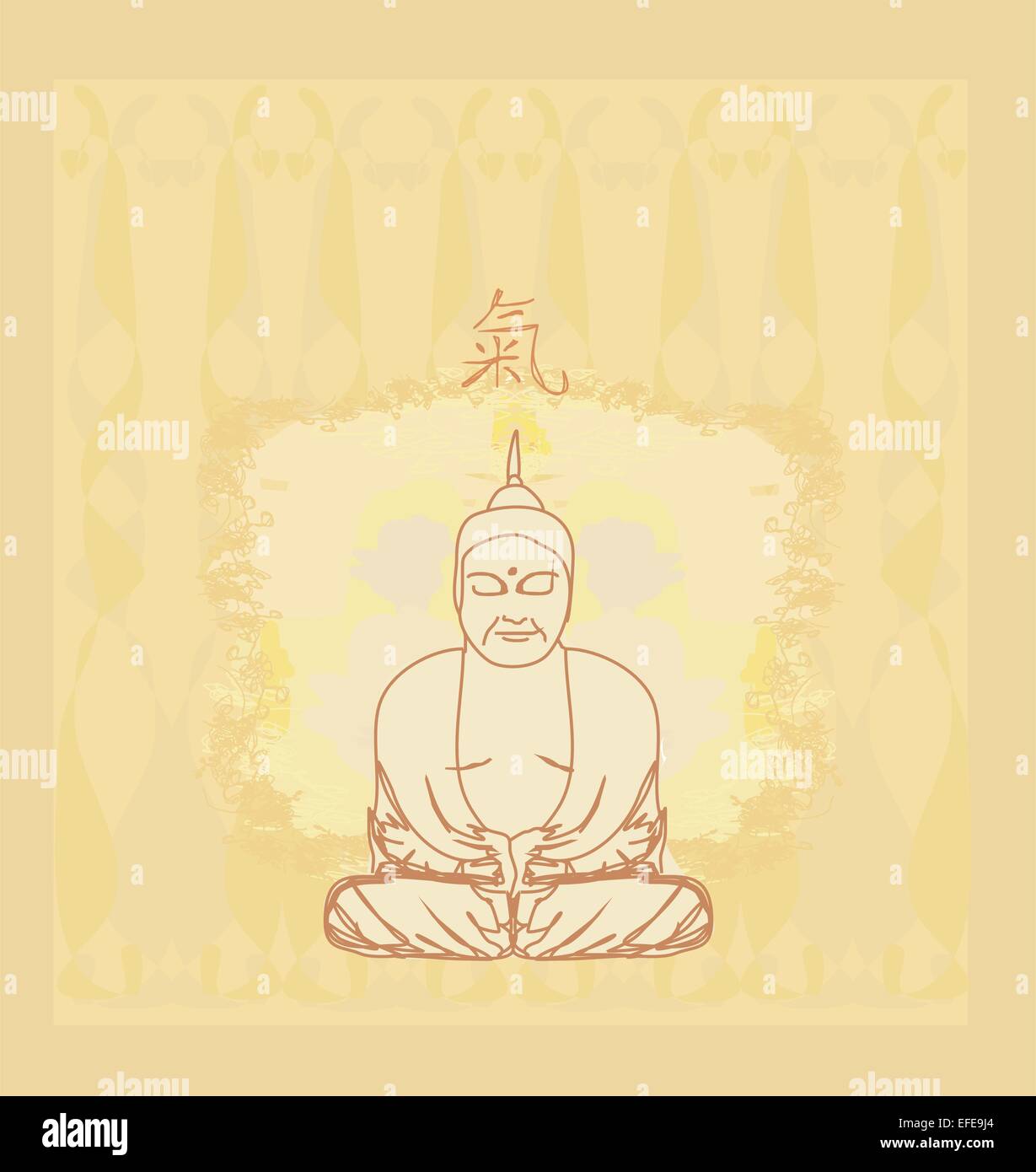 Chinese Traditional Artistic Buddhism Pattern Stock Vector Image & Art ...