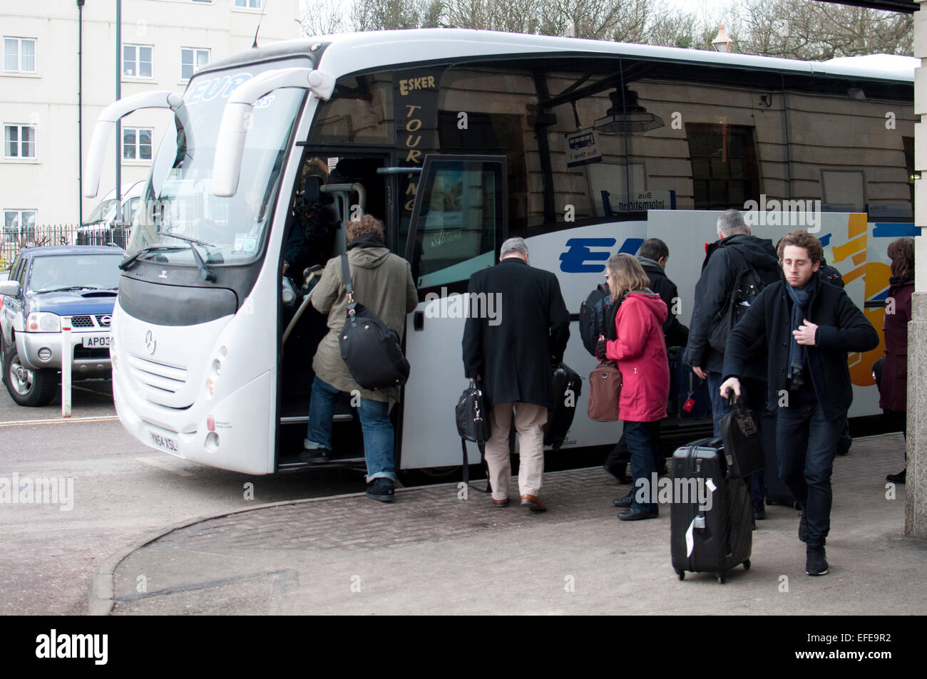 Rail replacement bus services hi-res stock photography and images - Alamy