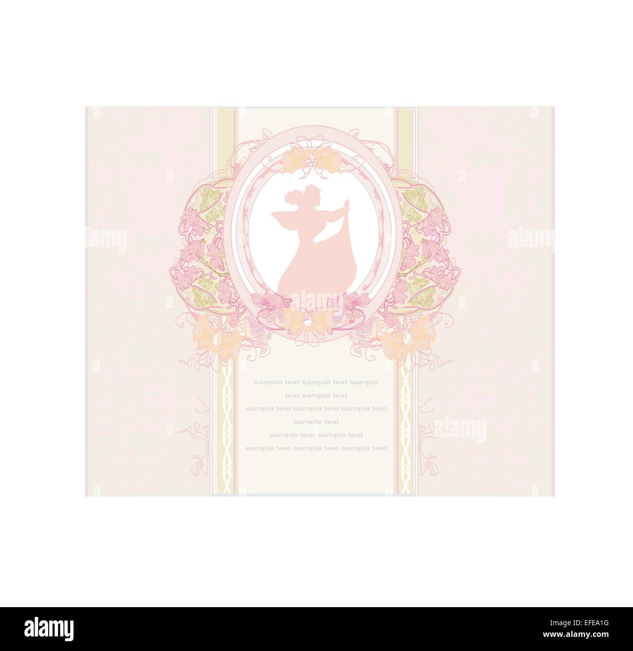 Ballroom dancers - invitation Stock Vector Image & Art - Alamy