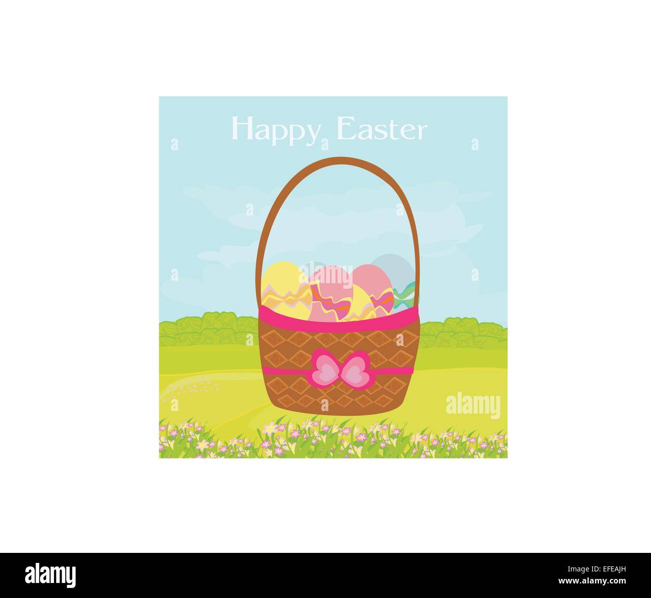 Rural landscape fields blue Cut Out Stock Images & Pictures - Alamy