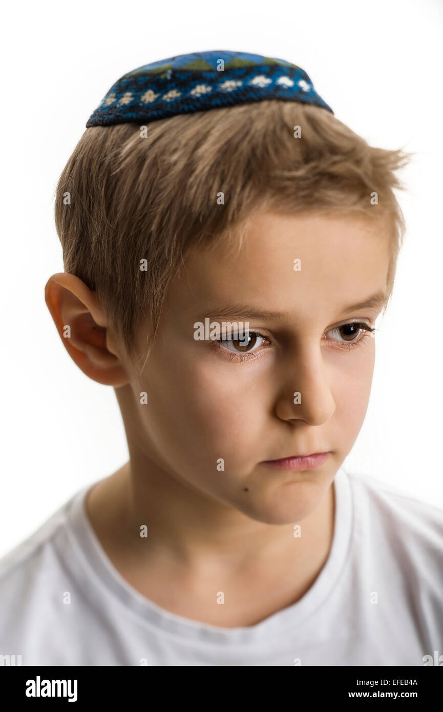 Sad jewish boy hi-res stock photography and images - Alamy