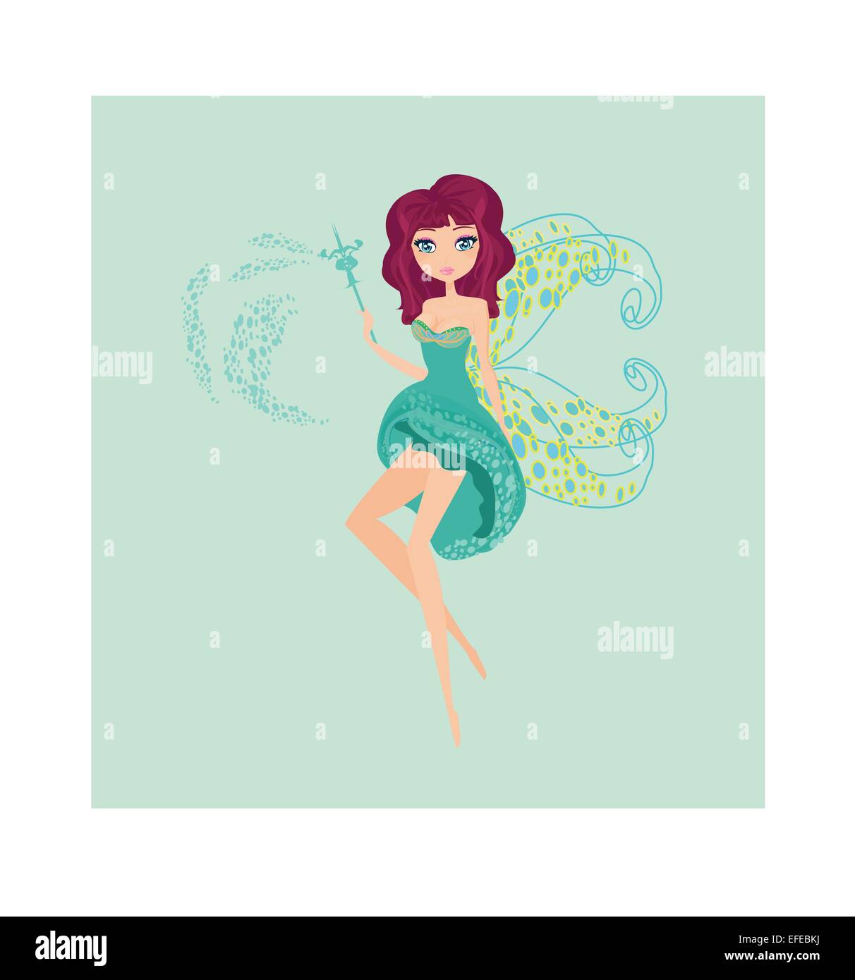 beautiful fairy vector graphic Stock Vector Image & Art - Alamy