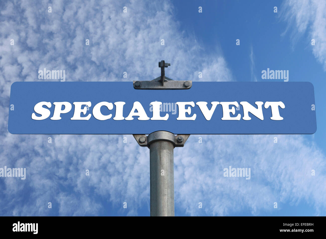 Special event road sign Stock Photo - Alamy