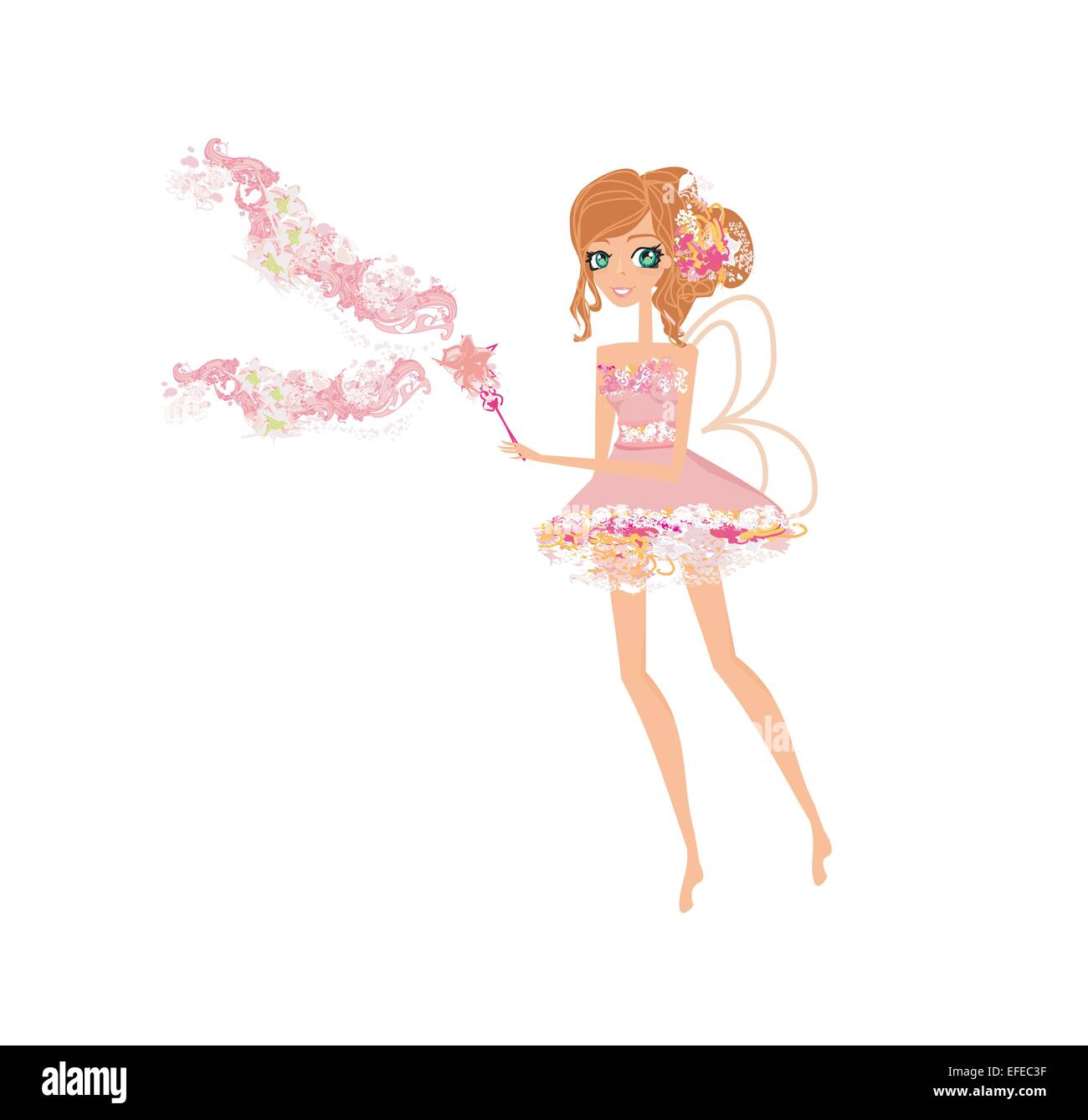 beautiful fairy vector graphic Stock Vector Image & Art - Alamy