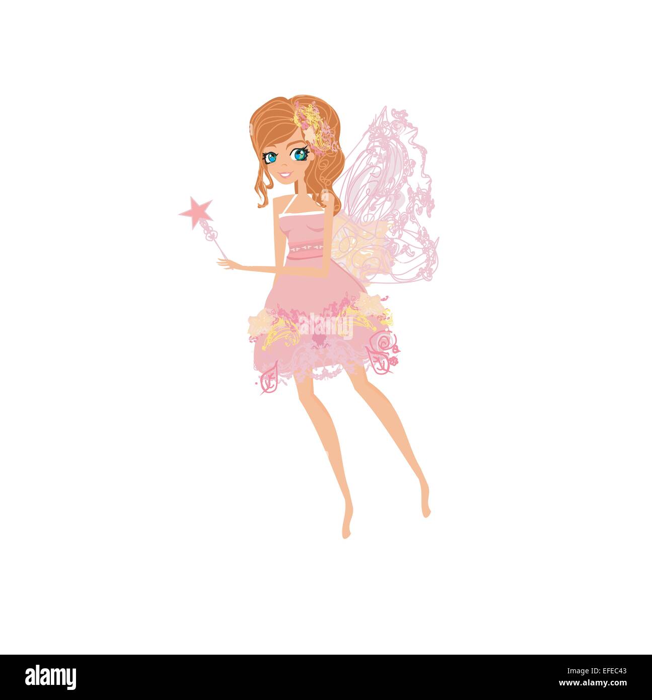 beautiful fairy vector graphic Stock Vector Image & Art - Alamy